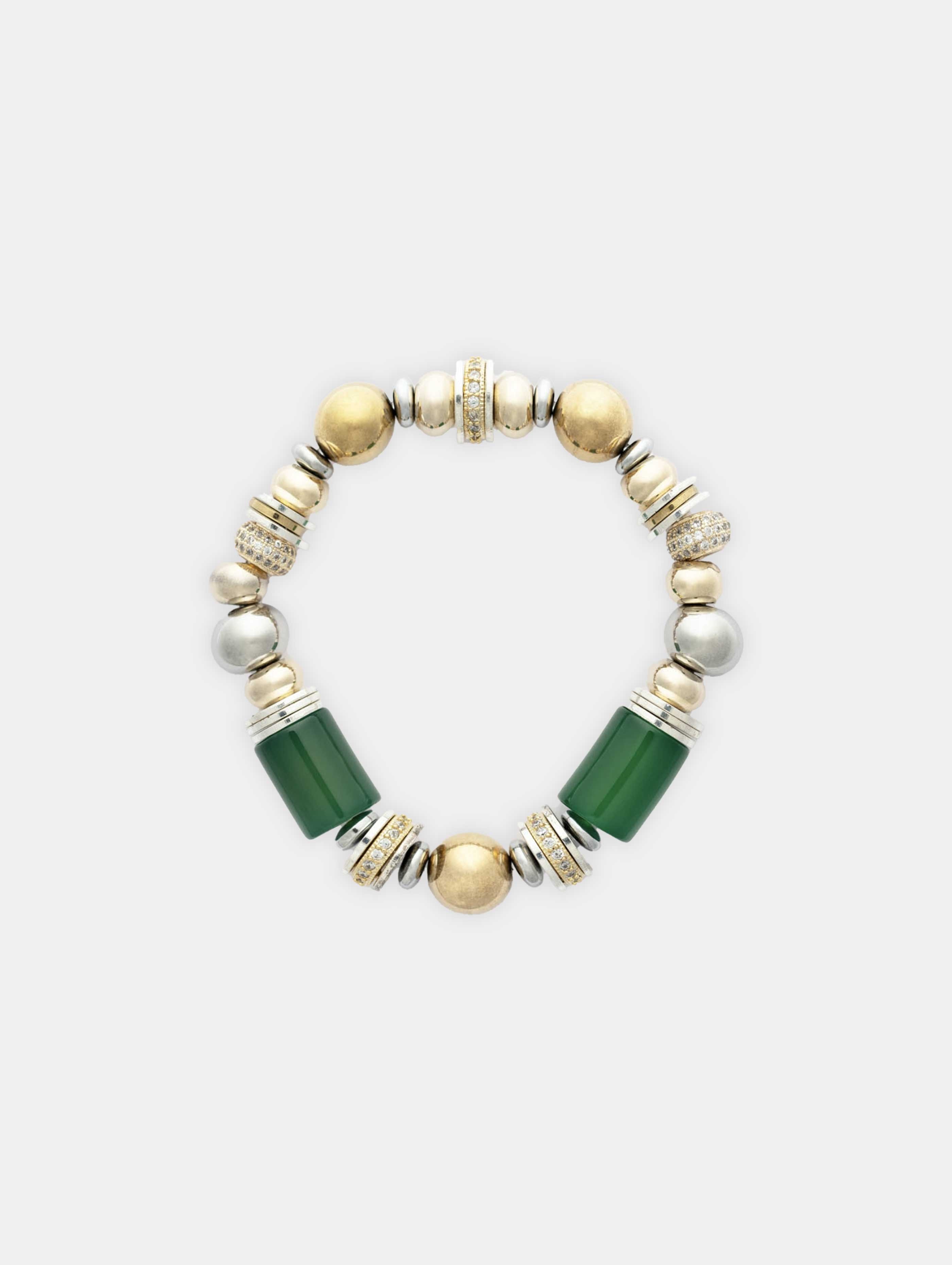Bracelet Nefertiti Vert - Sigal - Mademoiselle Pearl